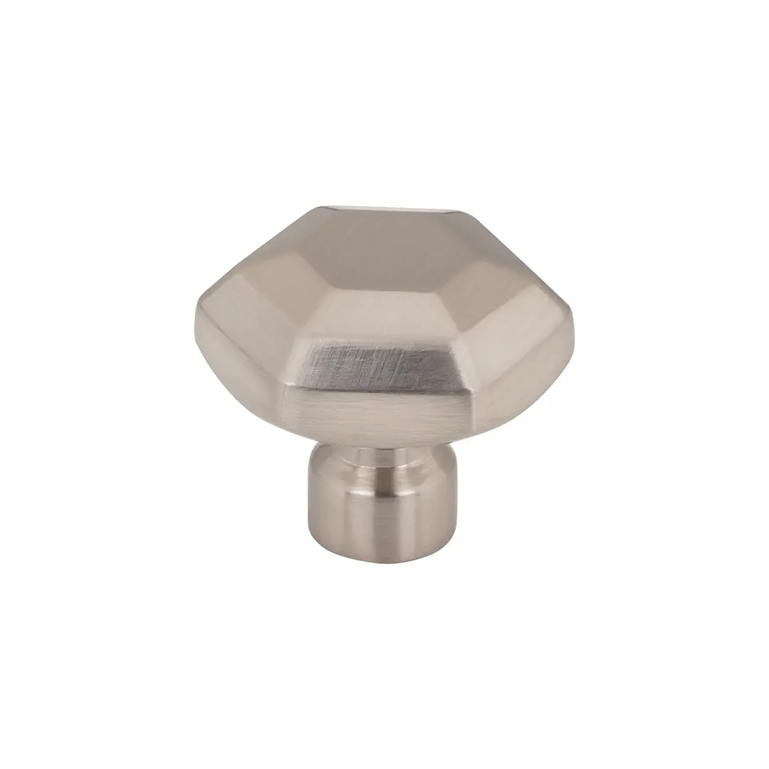 Dustin Knob Brushed Satin Nickel - 1 1/4 in - Handles & More Hardware Ltd.