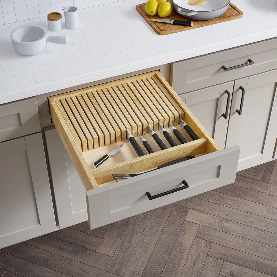 Knife Block Drawer Insert - 16 in - Handles & More Hardware Ltd.