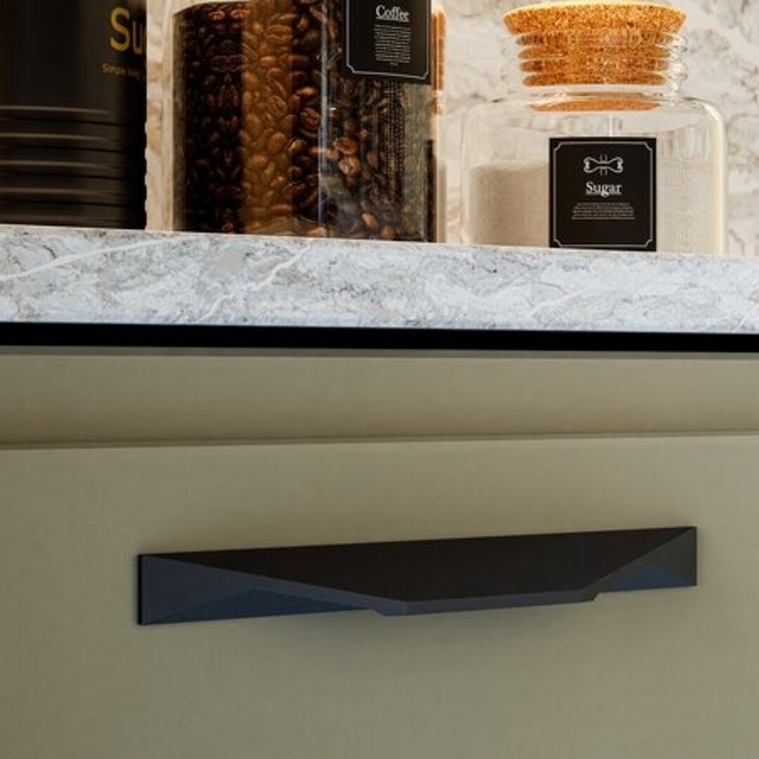 Cutt Pull Matte Black - 23 5/8 in - Handles & More Hardware Ltd.