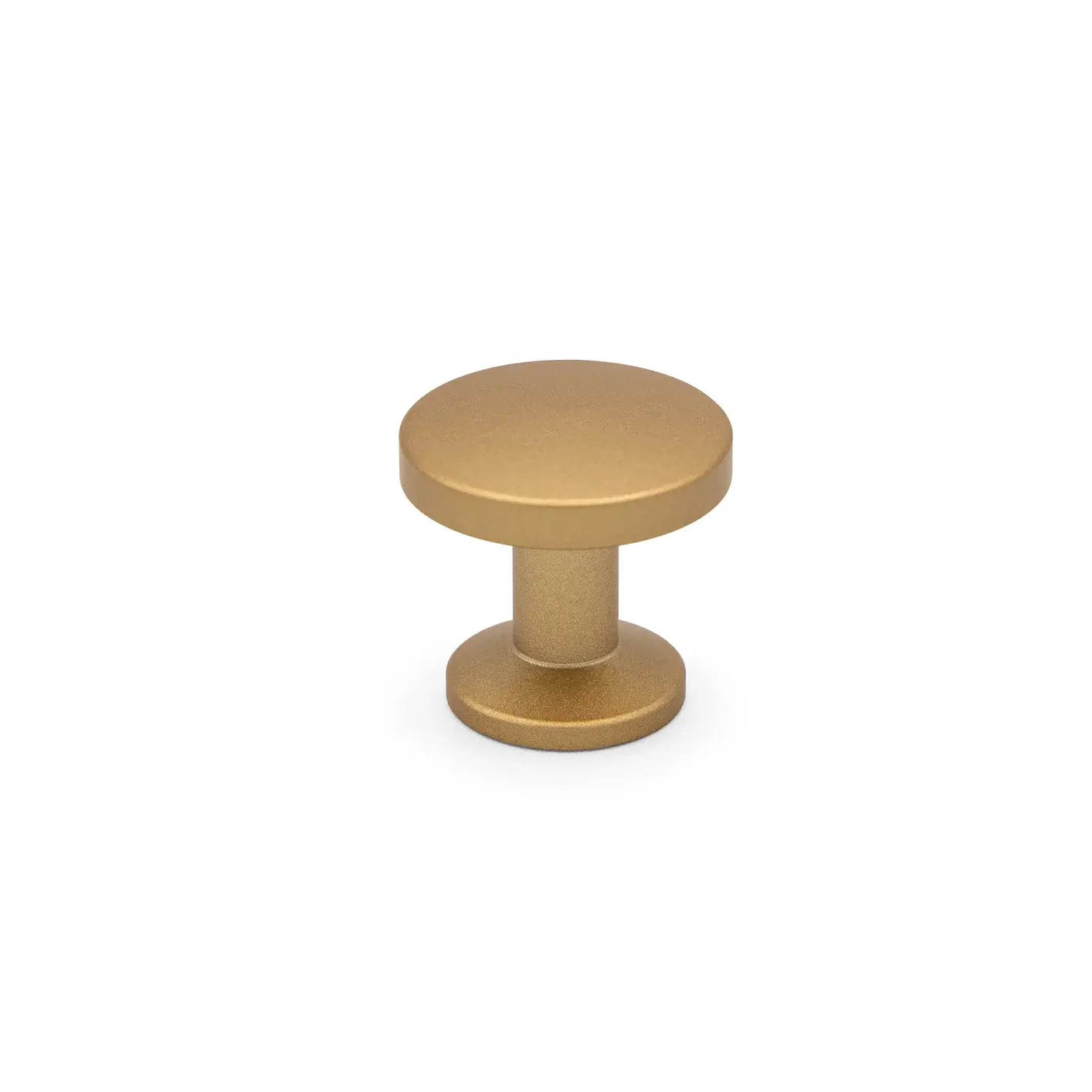 Wright Transitional Knob Satin Gold 35mm - Handles & More Hardware Ltd.