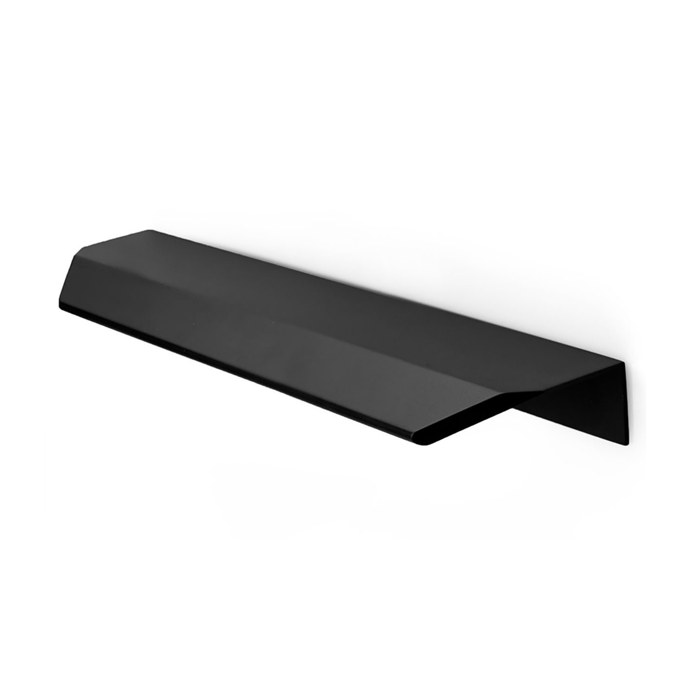 Vann Edge Pull Matte Black 128mm - Handles & More Hardware Ltd.