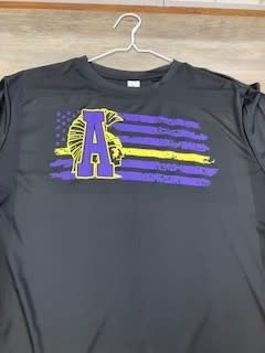 ASH FLAG BLACK M/W - Polos and Plaids Uniform Shoppe