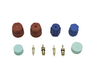 AC System Valve Core & Cap Kit - valve & cap kit for Japanese AC ...