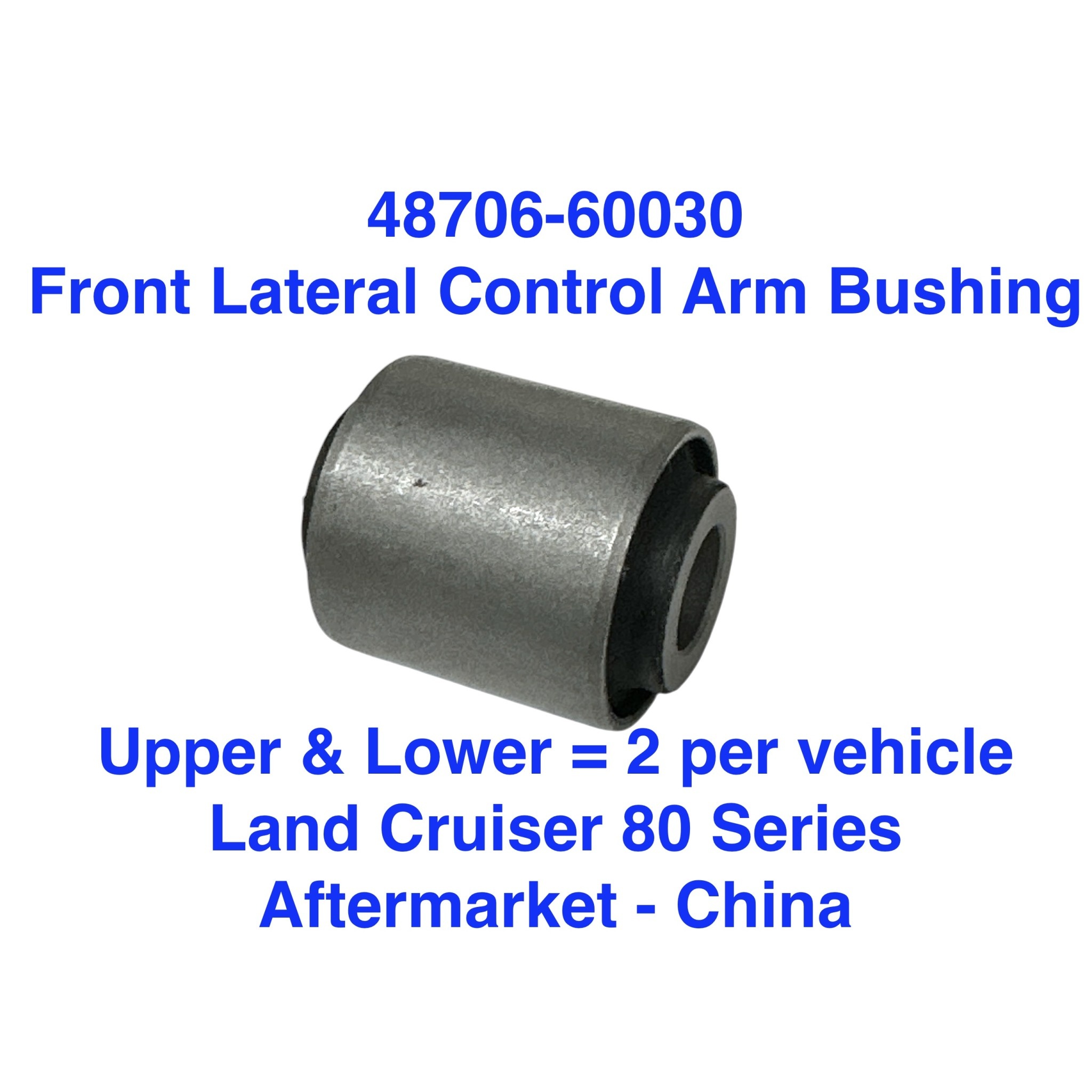 Bushing, Front Lateral Control Rod/Panhard Rod - Land Cruiser 80 Series ...