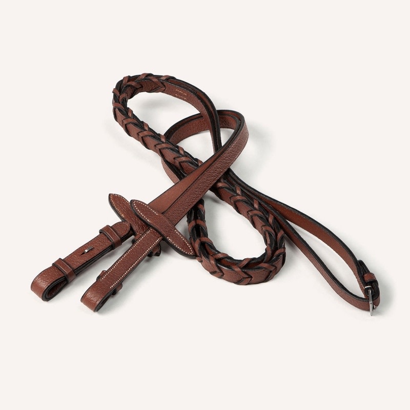 Butet 5/8” Laced Reins with Raised Fancy Stitch - RIDE