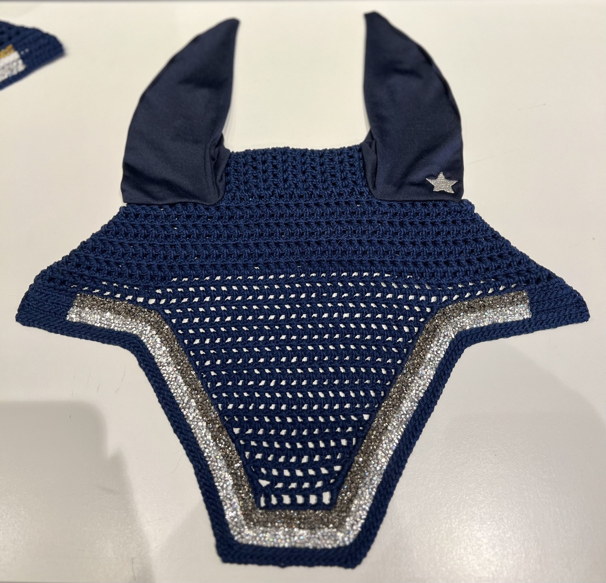 EquStar Navy Square Bonnet - RIDE