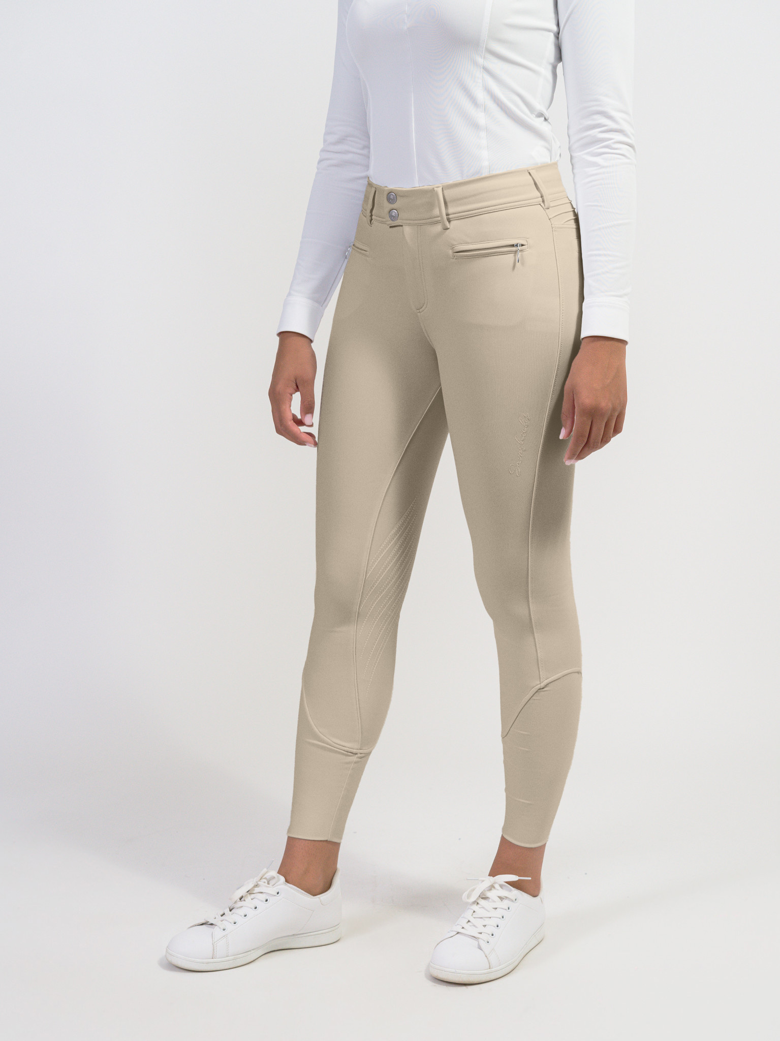 Samshield Chloe Script Winter Knee Grip Breech - RIDE