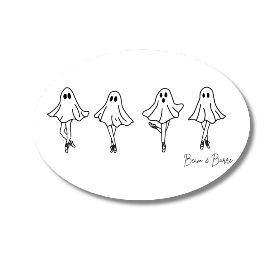 Beam & Barre Dancing Ghosts Sticker - Beam & Barre