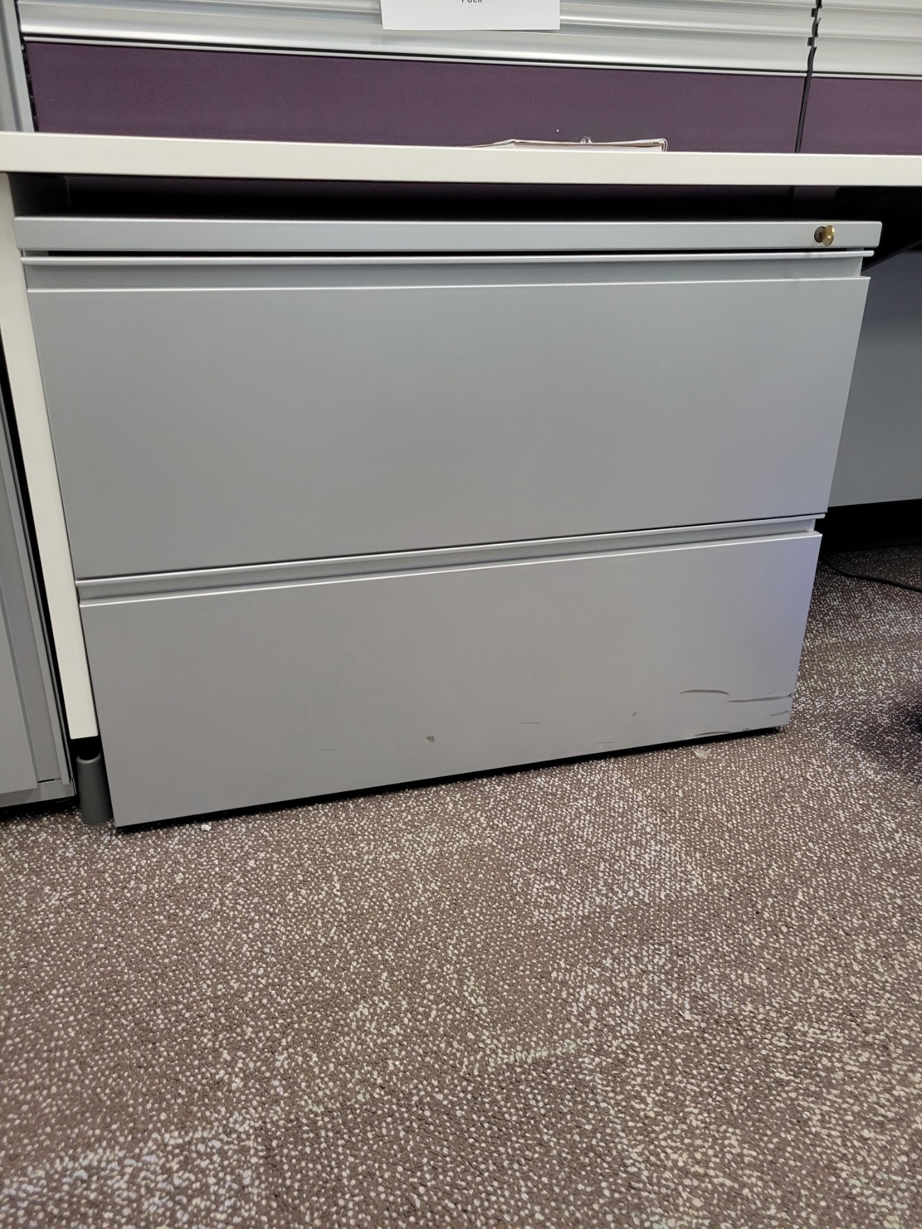 2DR Silver Lateral - Herman Miller - TCB Office Furniture & Supplies