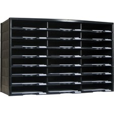 MAILROOM SORTER,24-COMP.*BLACK - TCB Office Furniture & Supplies