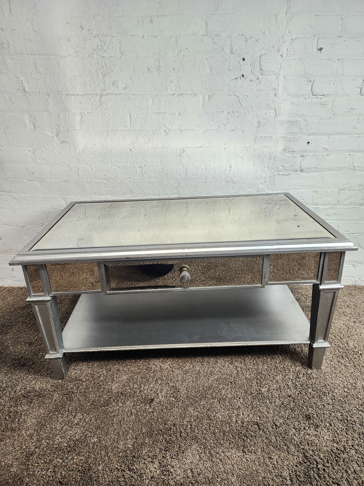 Pier 1 Hayworth Mirrored Coffee Table - Remix Market NYC