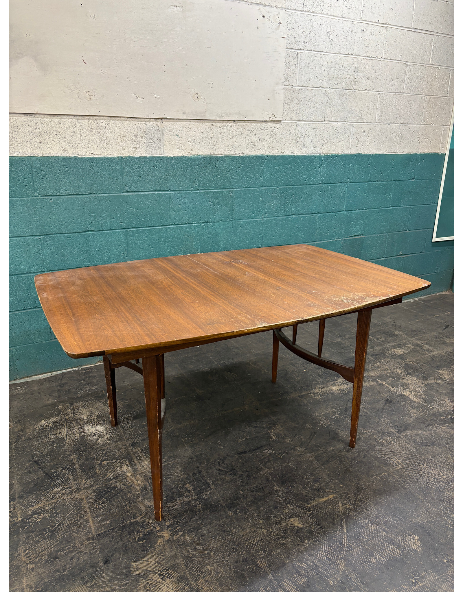 Danish Modern Style Teak Drop Leaf Dining Table - Remix Market NYC