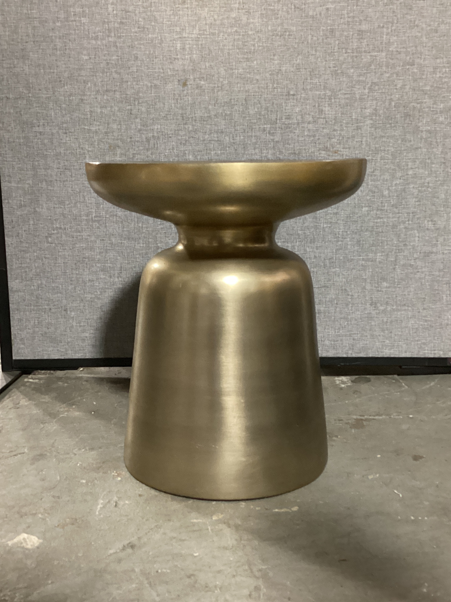 West Elm Antique Brass Martini Side Table - Remix Market NYC