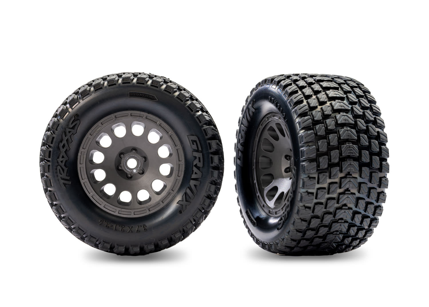 10775-GRAY Gray Rear Mini XRT Wheels - Let's Race Hobby