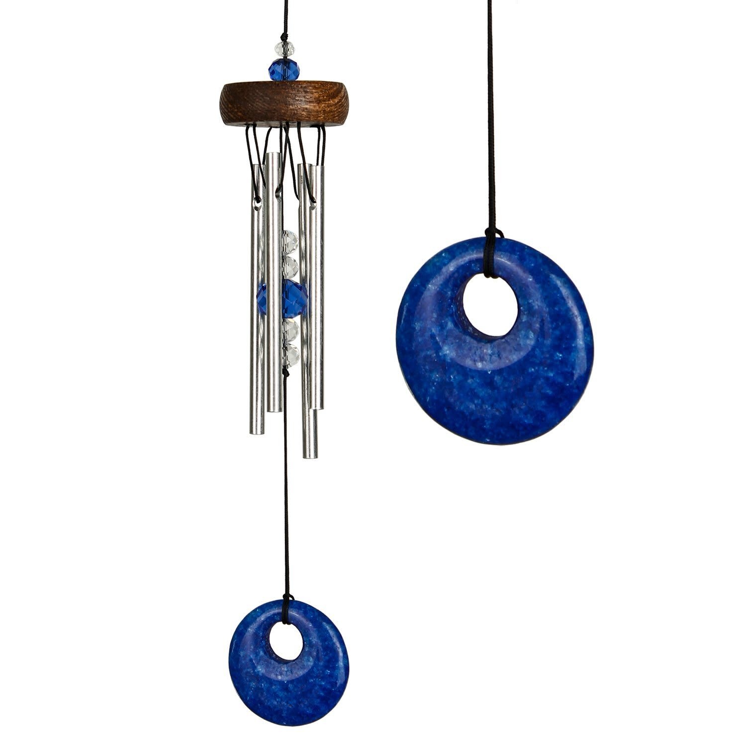Woodstock Wind Chimes MINI STONE CHIME - BLUE - That Place On Queen