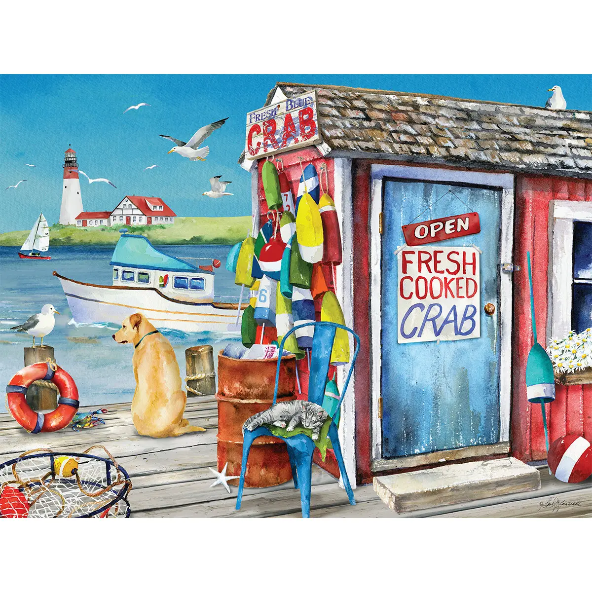 Crab Shack - Heritage Puzzle - Made in NC, LLC