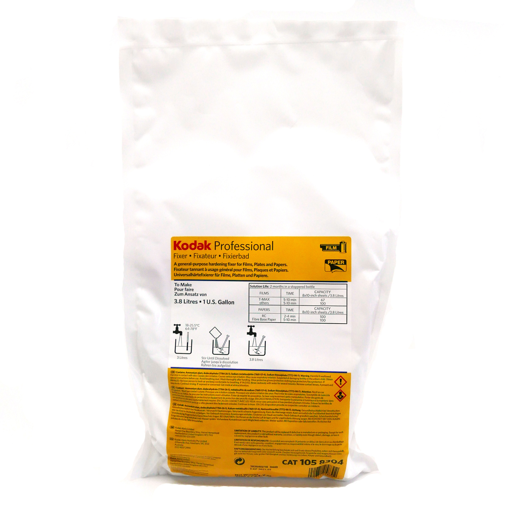 Kodak Fixer 1 Gal - Pro Photo