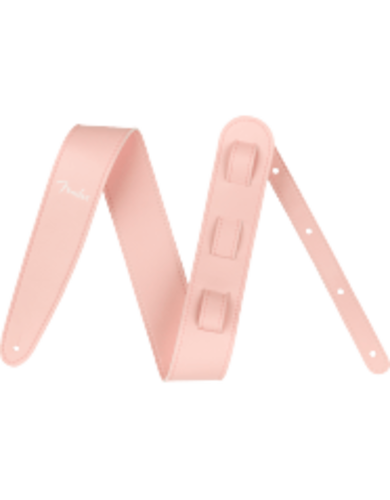 Fender Fender Vegan Leather Strap, Shell Pink, 2.5", Microfiber ...