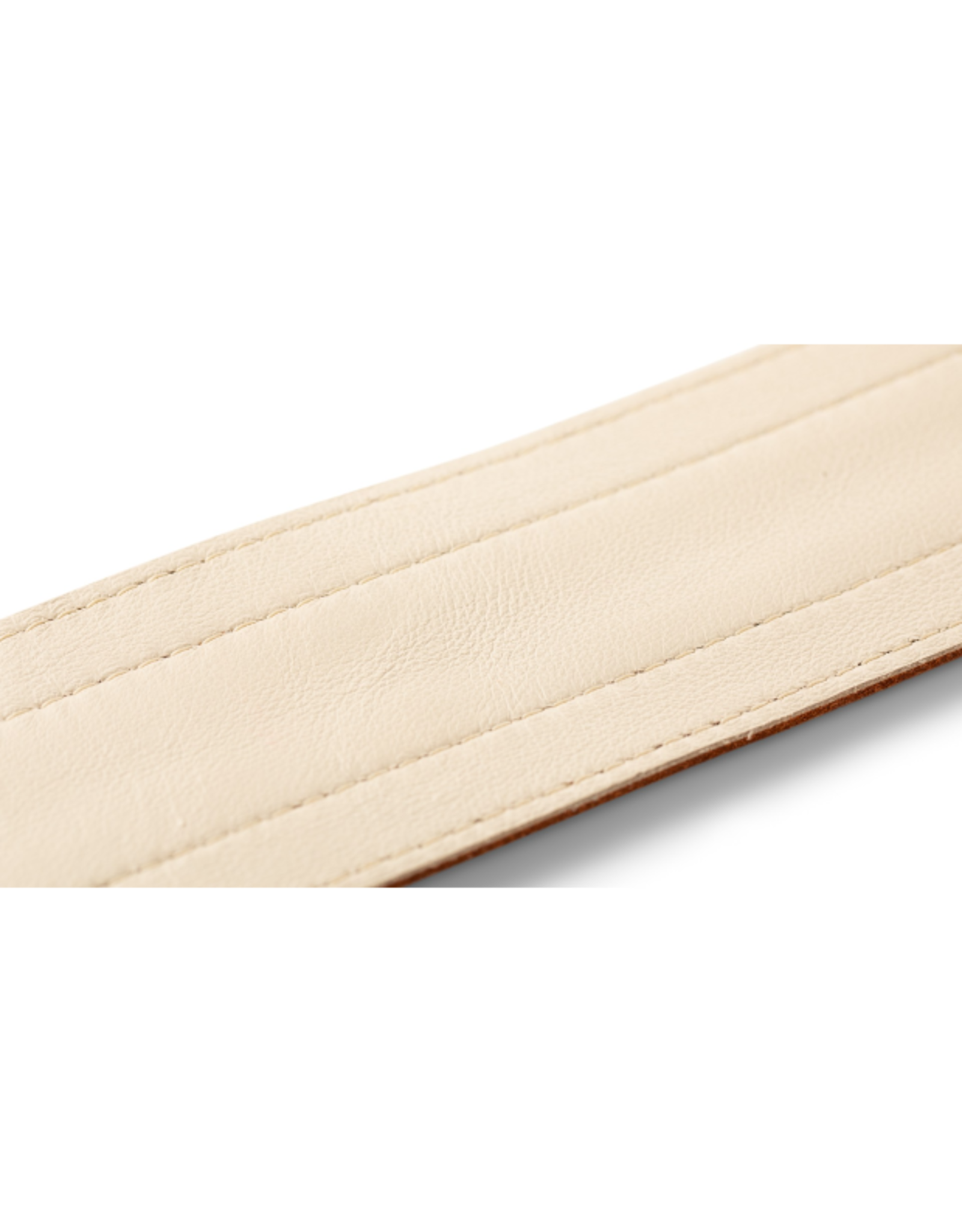 Taylor Element 2.5" Leather Guitar Strap - Brown/Cream - Backwoods Guitar