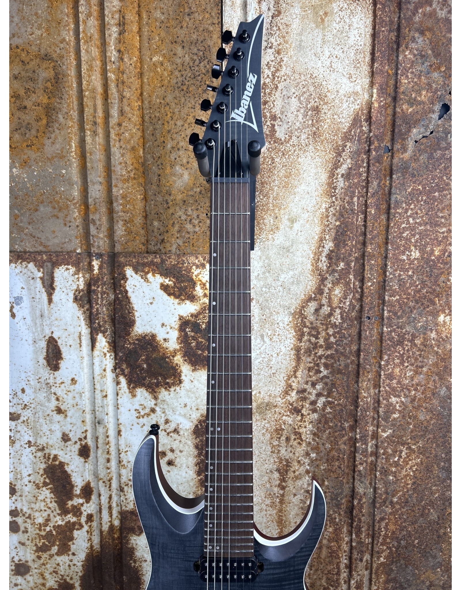 Ibanez RGA Standard RGA742FM Transparent Gray Flat - Backwoods Guitar