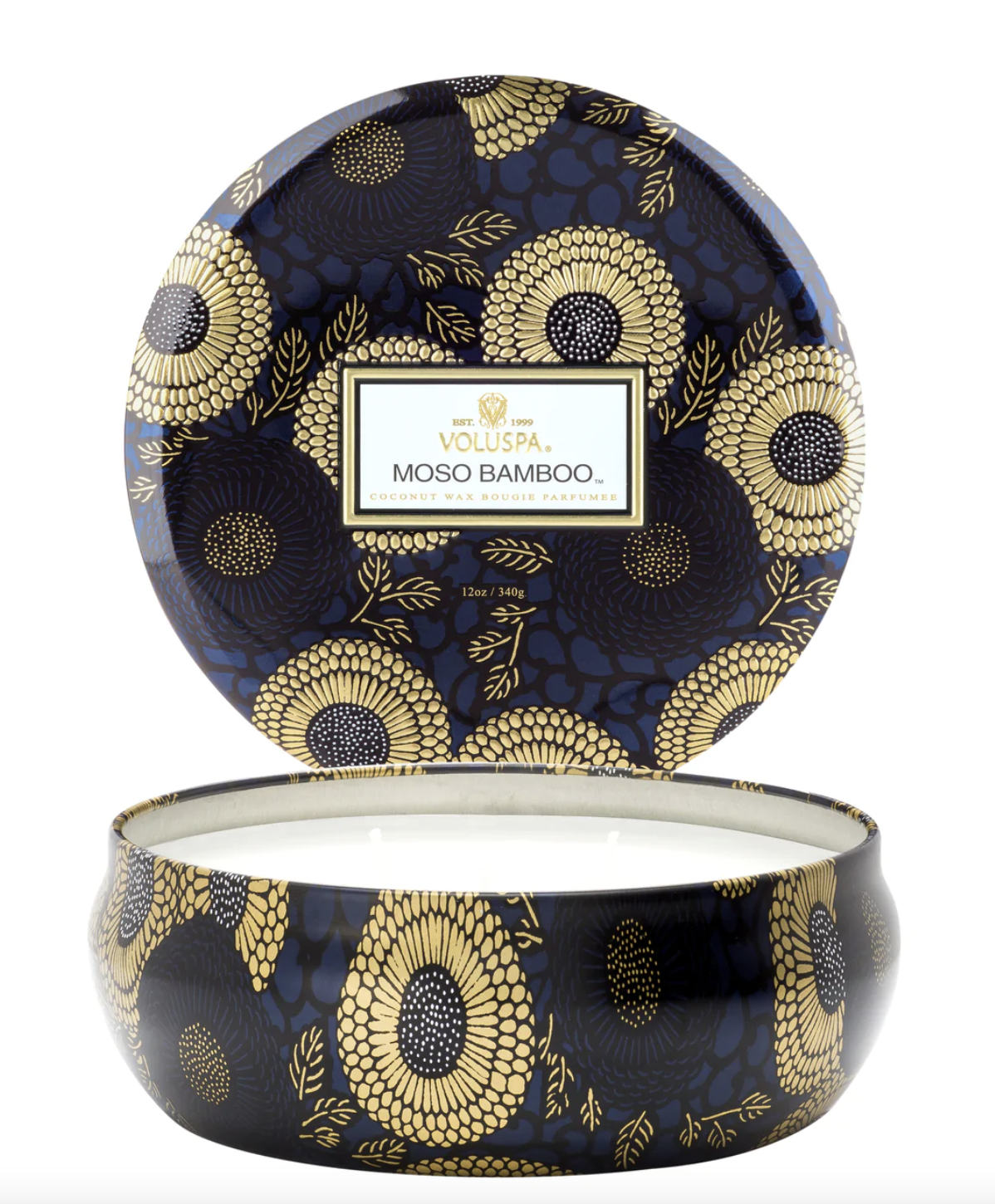 Moso Bamboo 3 Wick Tin Candle - Shoppe Jessica Velikovsky Interiors