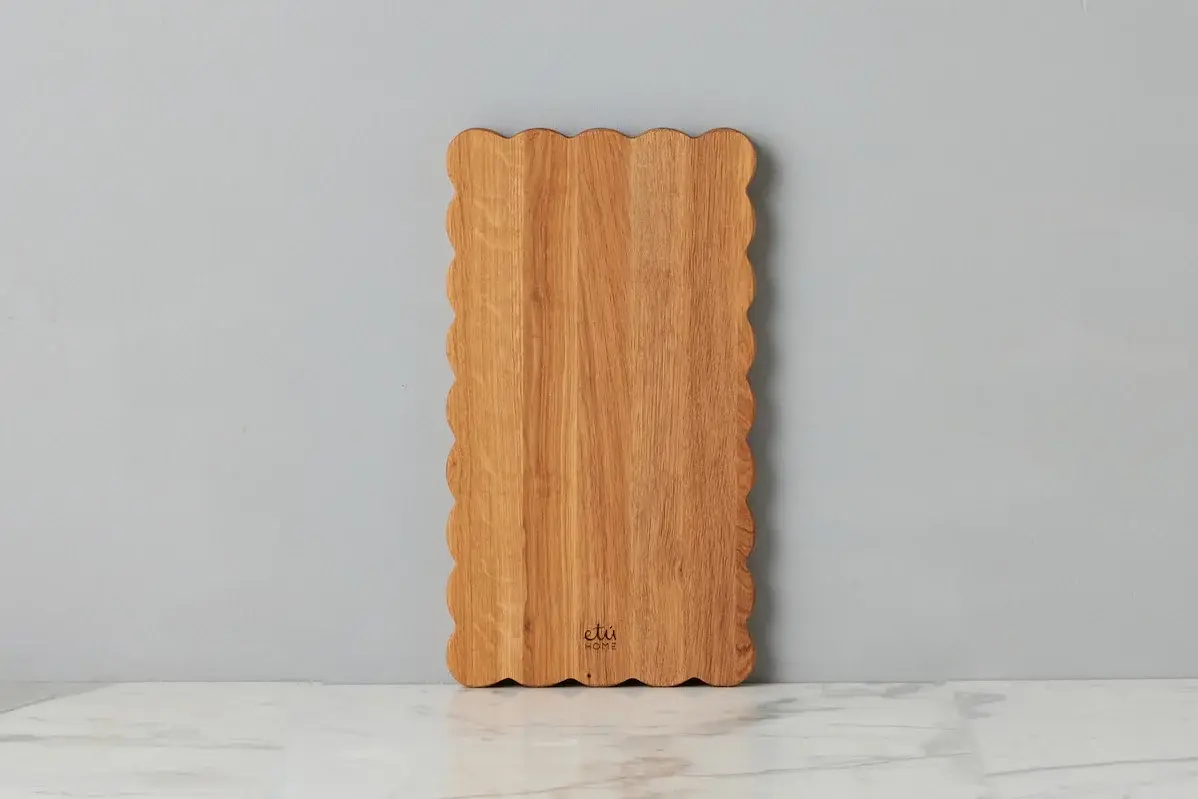 Scalloped Cutting Plank, Small - Shoppe Jessica Velikovsky Interiors