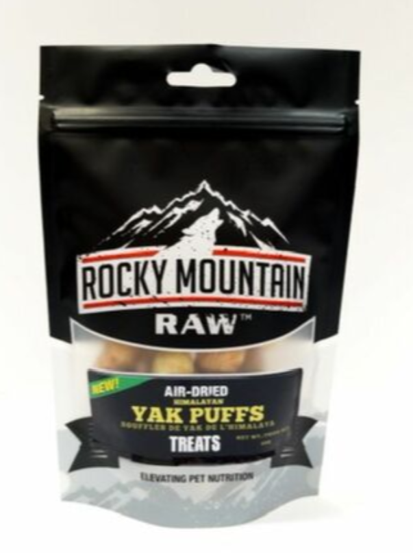 Rocky Mountain Raw Yak Puff 60GM - Peak K9 Wellness