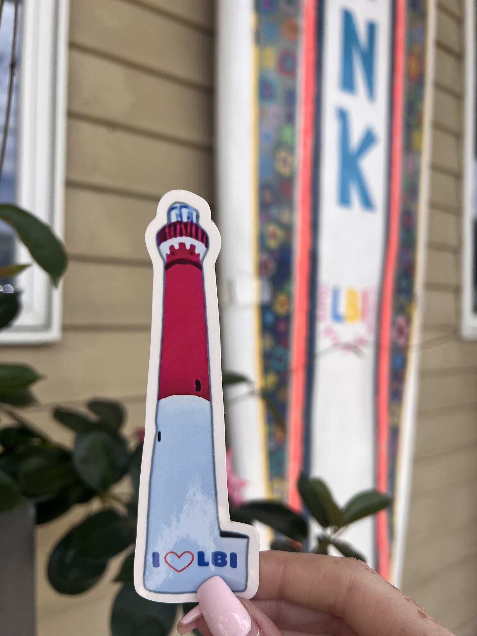 W Lighthouse Sticker - Wink Boutiques