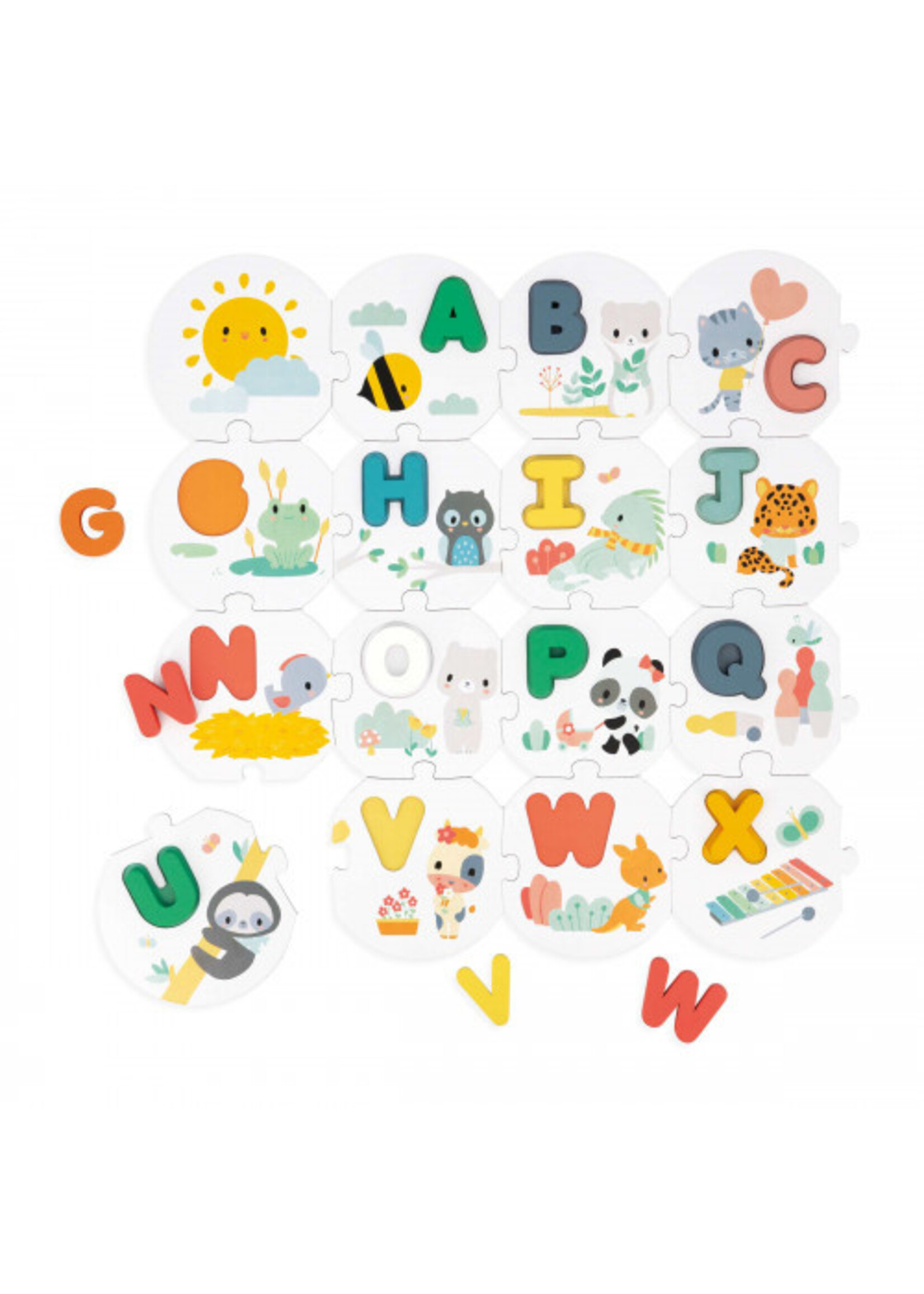 Puzzle Mon premier alphabet - Fillettes & Fiston Puzzle Mon premier alphabet - Fillettes & Fiston
