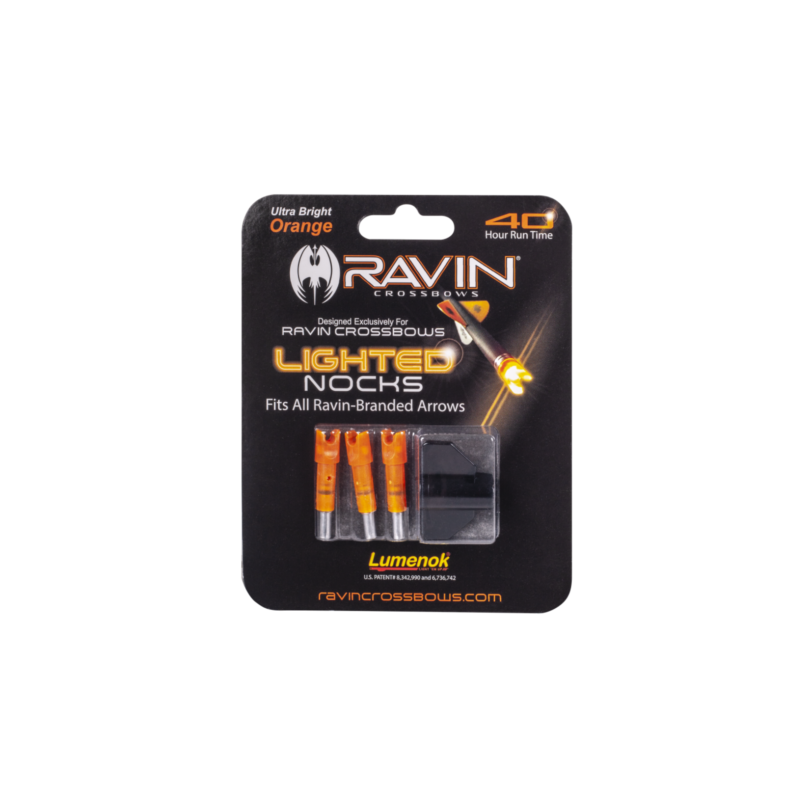 Crossbow Accessories Ravin R135 Lighted Nocks (3-Pack) - Orange LED ...
