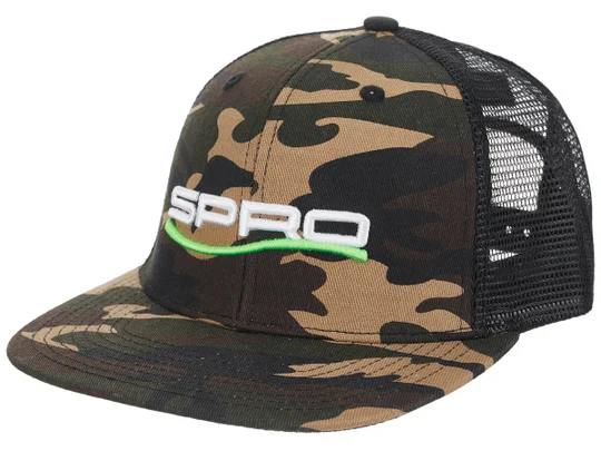SPRO Trucker Hat White Logo (Camo) - Boutique L'Archerot
