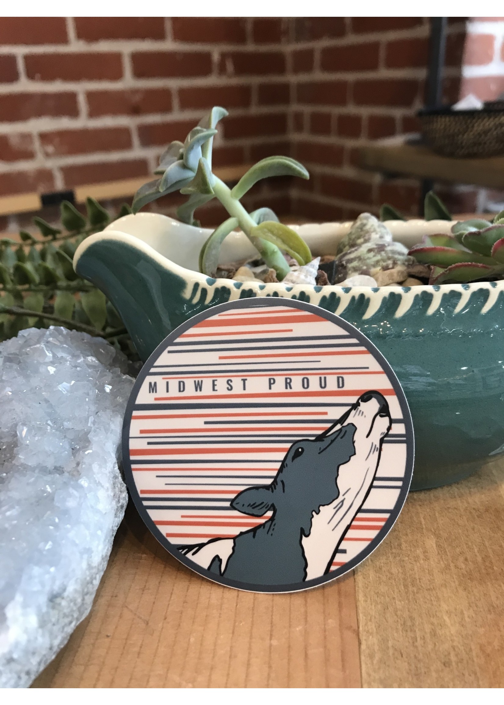 Sticker - Midwest Proud Cow - Tangled Up In Hue