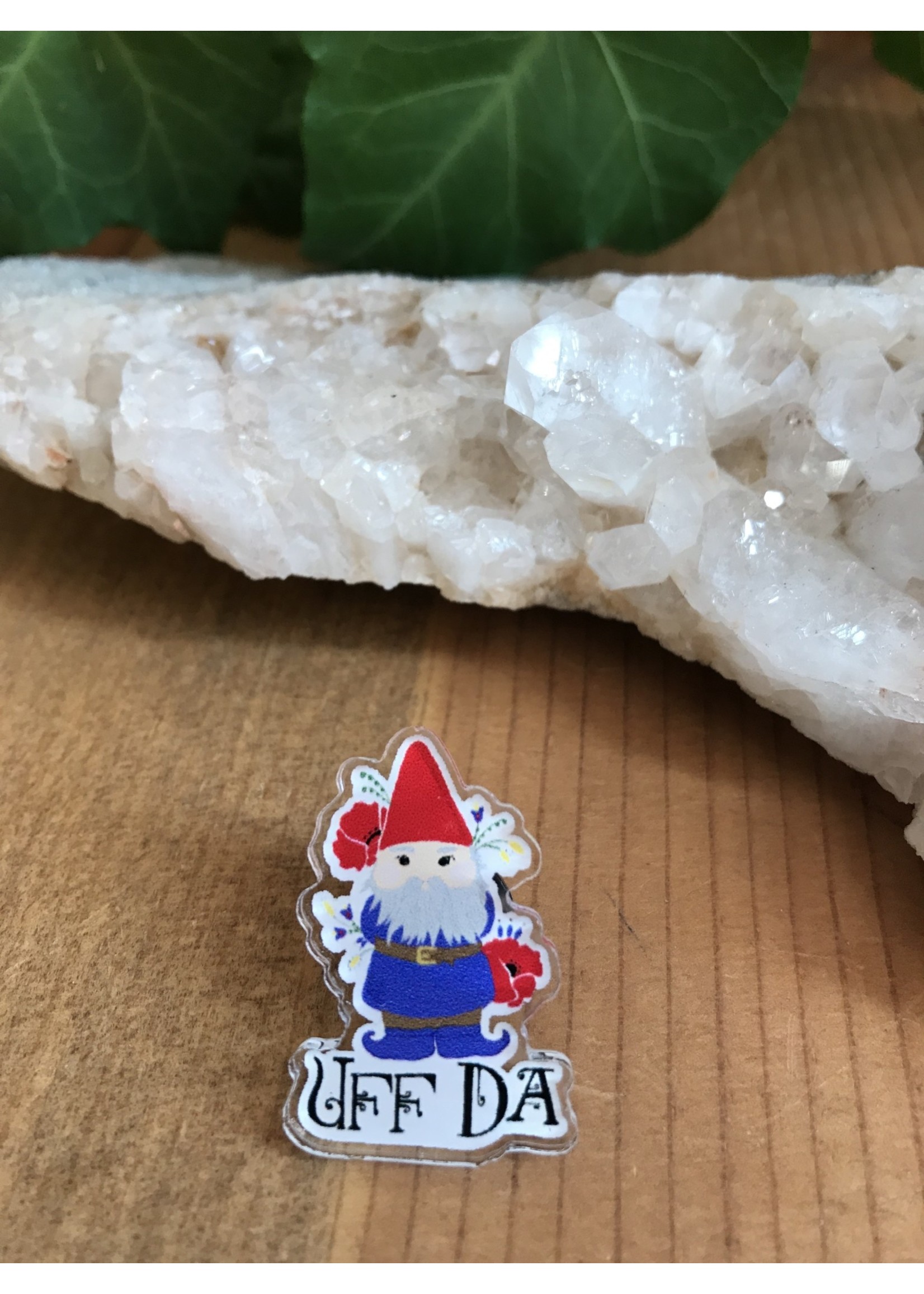 Acrylic Pin - Uffda - Tangled Up In Hue