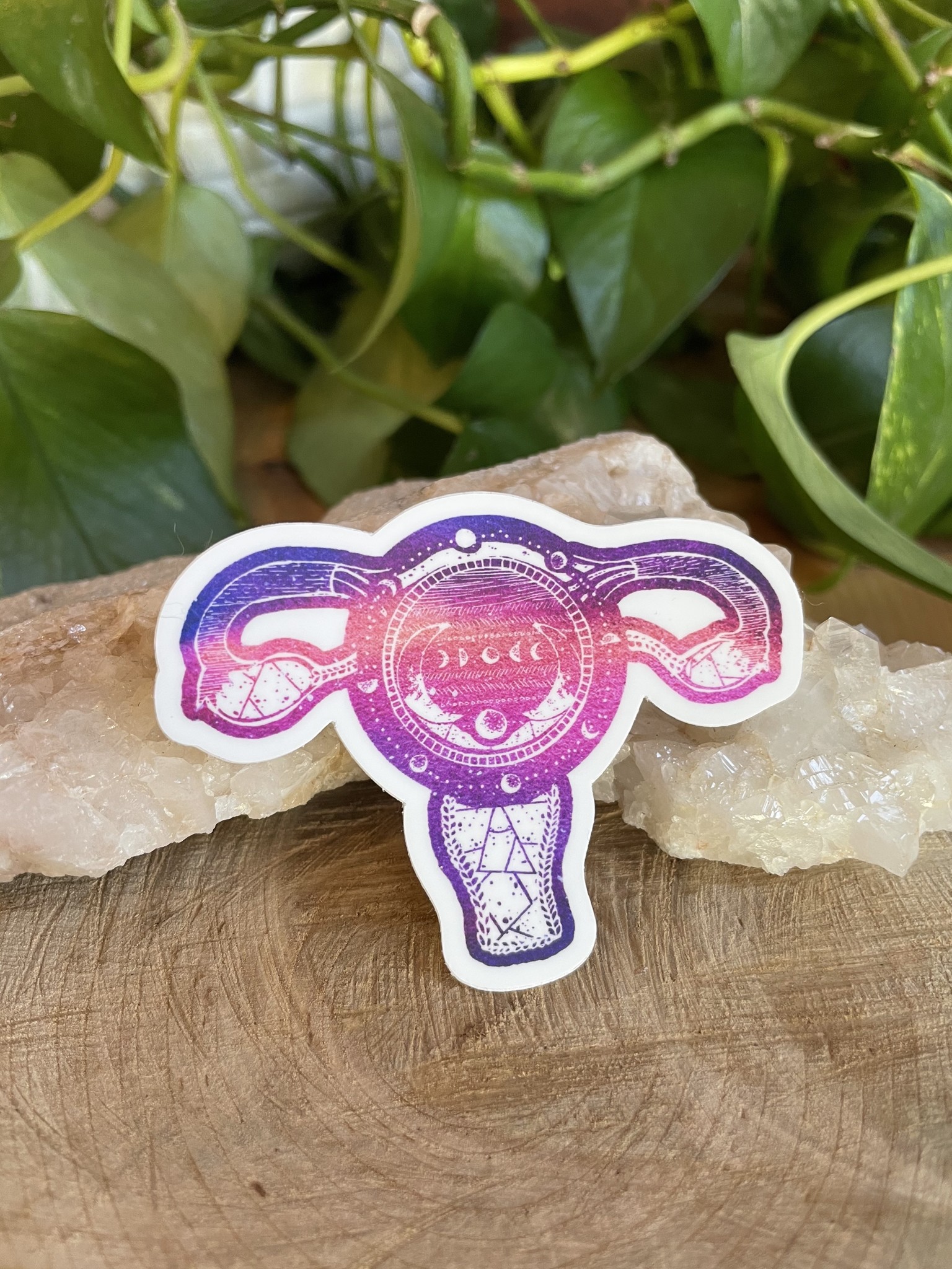Sticker - Uterus - Tangled Up In Hue