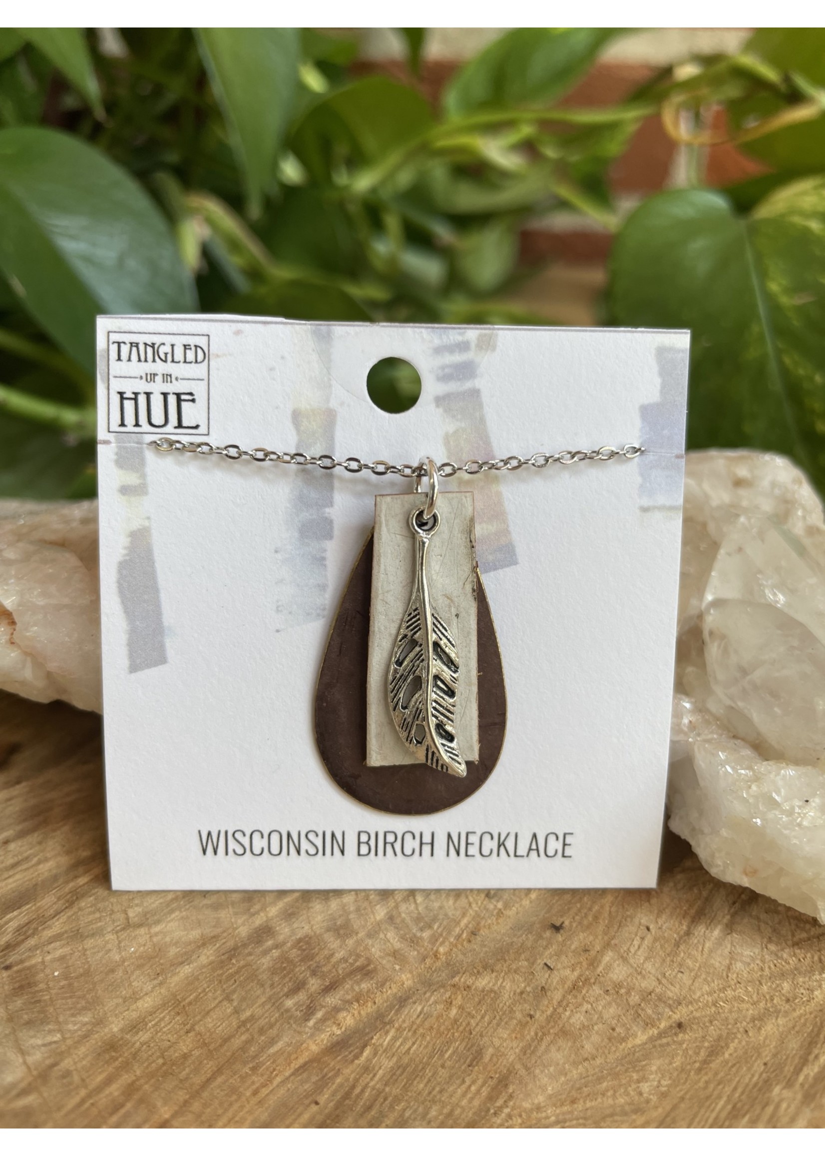 Handmade Birch Necklaces - Tangled Up In Hue