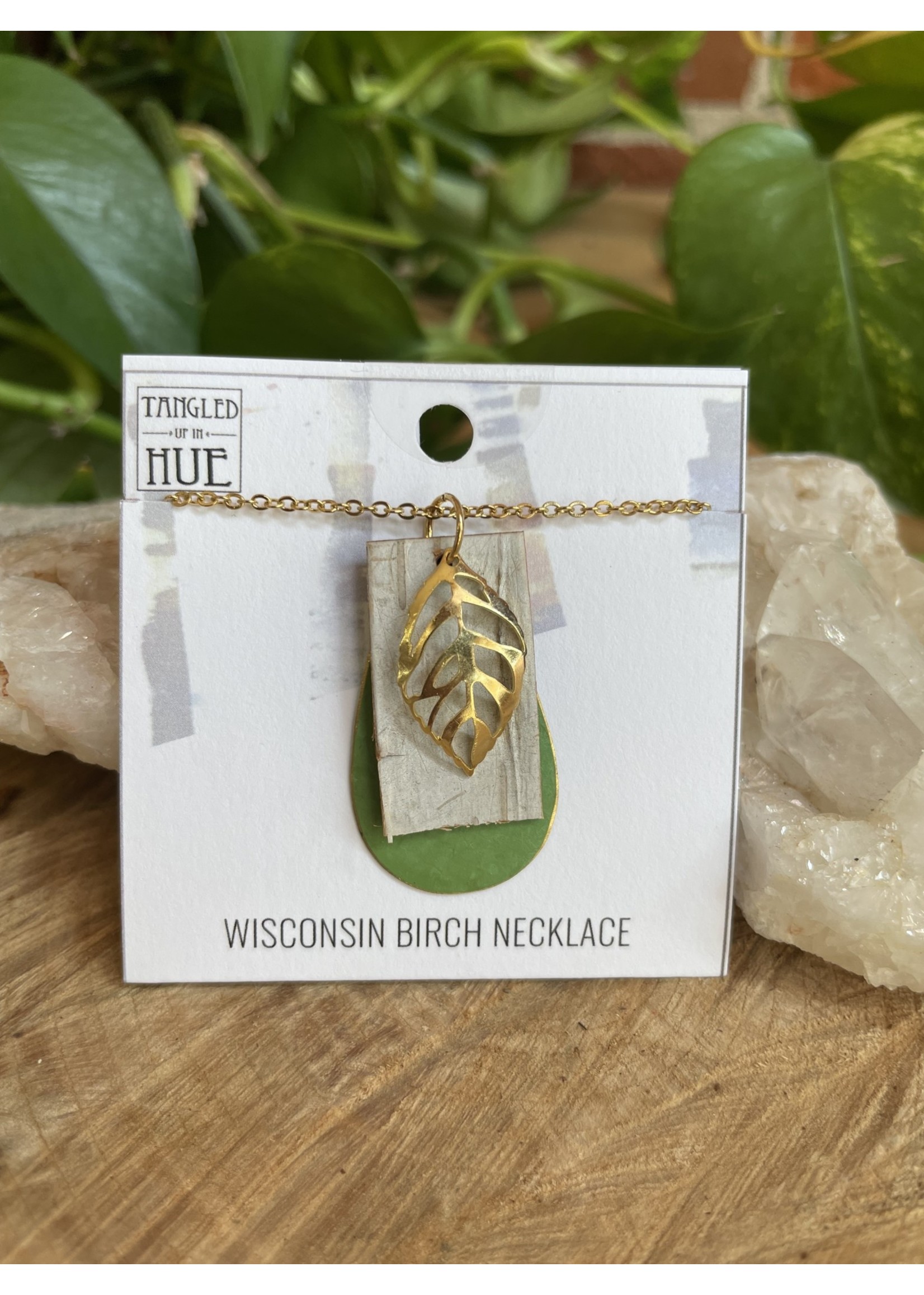 Handmade Birch Necklaces - Tangled Up In Hue