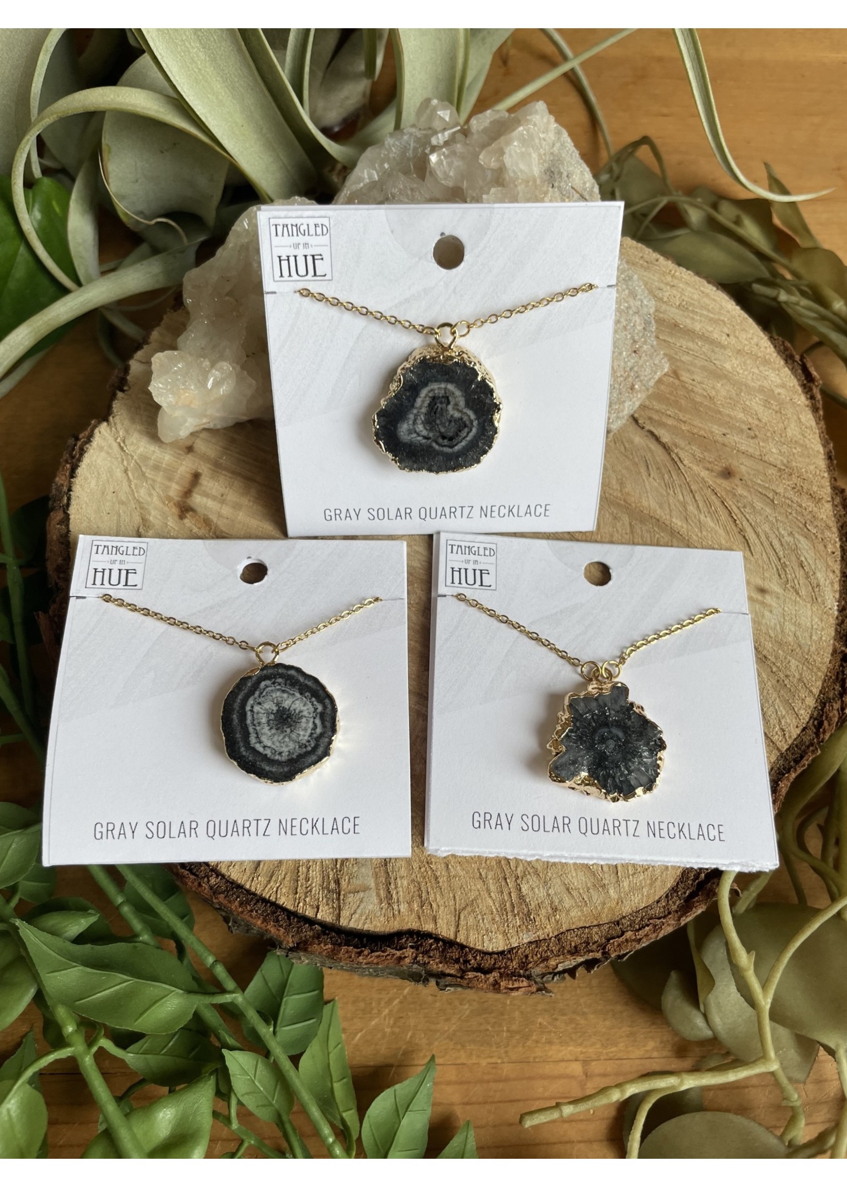 Solar Quartz Necklace - Tangled Up In Hue