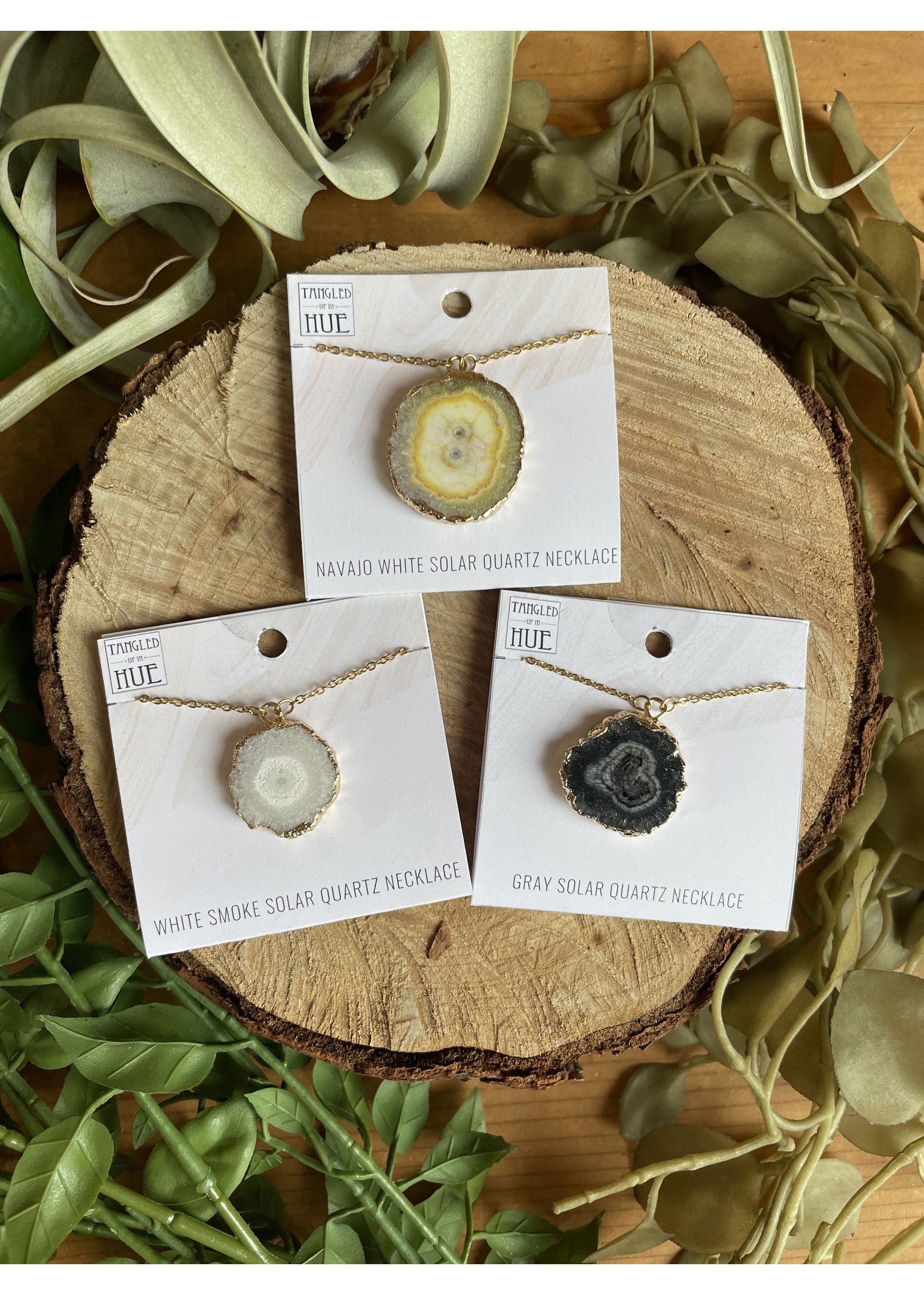 Solar Quartz Necklace - Tangled Up In Hue