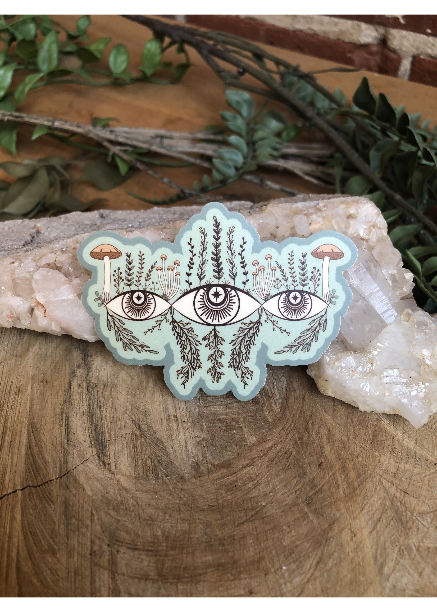 Sticker - Eyes All Around - Tangled Up In Hue