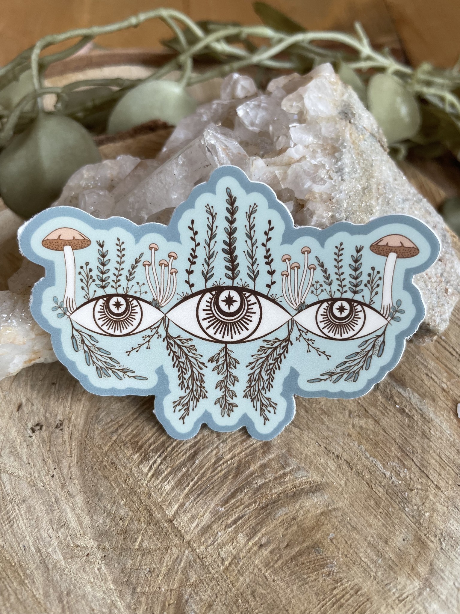 Sticker - Eyes All Around - Tangled Up In Hue