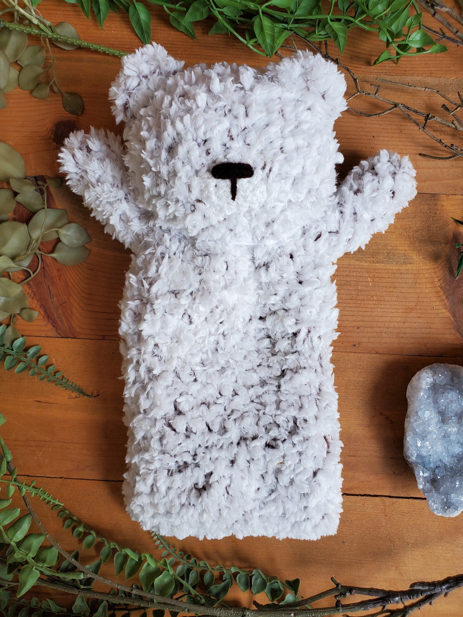 Lavender Plum Boutique Fuzzy Teddy Kid's Toy - Tangled Up In Hue