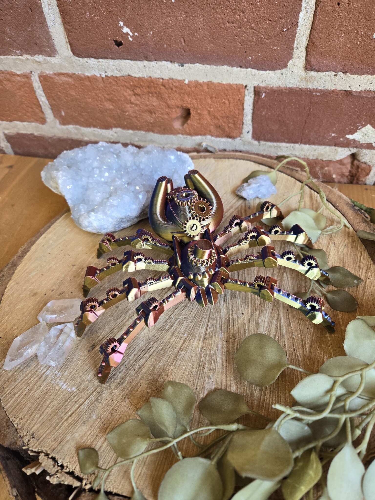 Locally Made 3D Printed Steampunk Spiders - Tangled Up In Hue