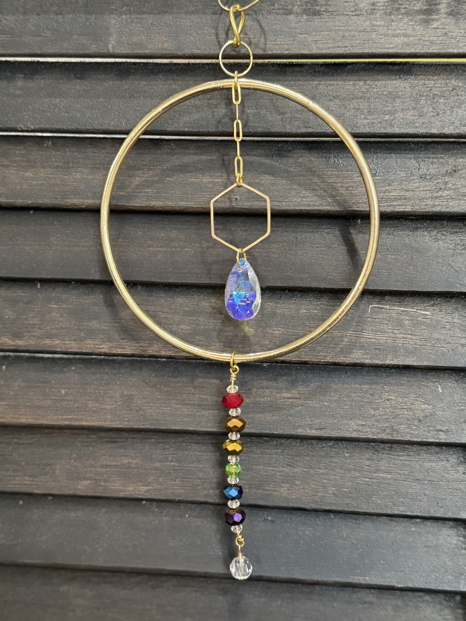 TUIH rainbow pride suncatcher - Tangled Up In Hue