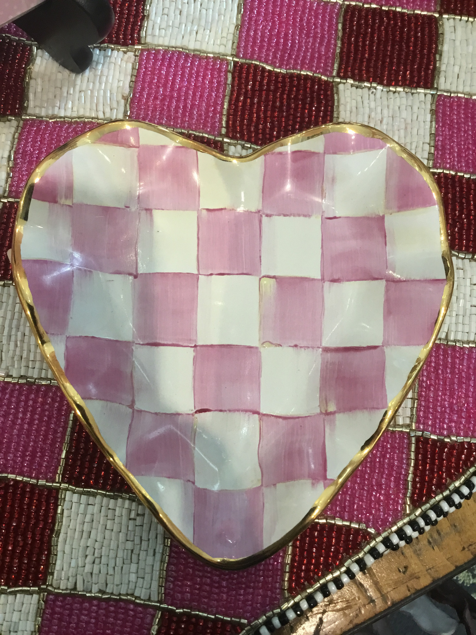 MacKenzie-Childs Hope Heart Plate - Lantana's Gallery & Fine Gifts