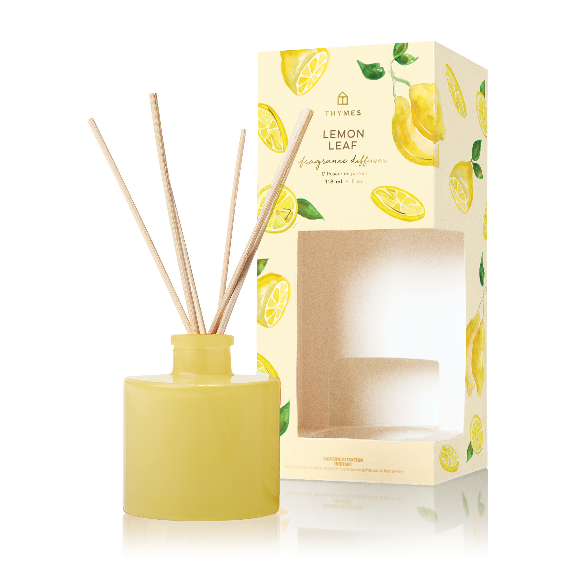 Lemon Leaf Aromatic Diffuser - Castles & Cottages | Ciao Bella Boutique