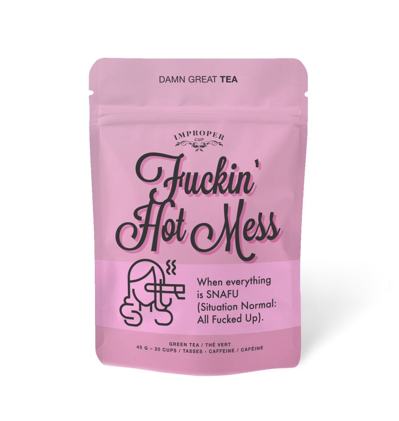 Improper Cup - Fuckin' Hot Mess Loose Leaf Green Tea - Castles ...