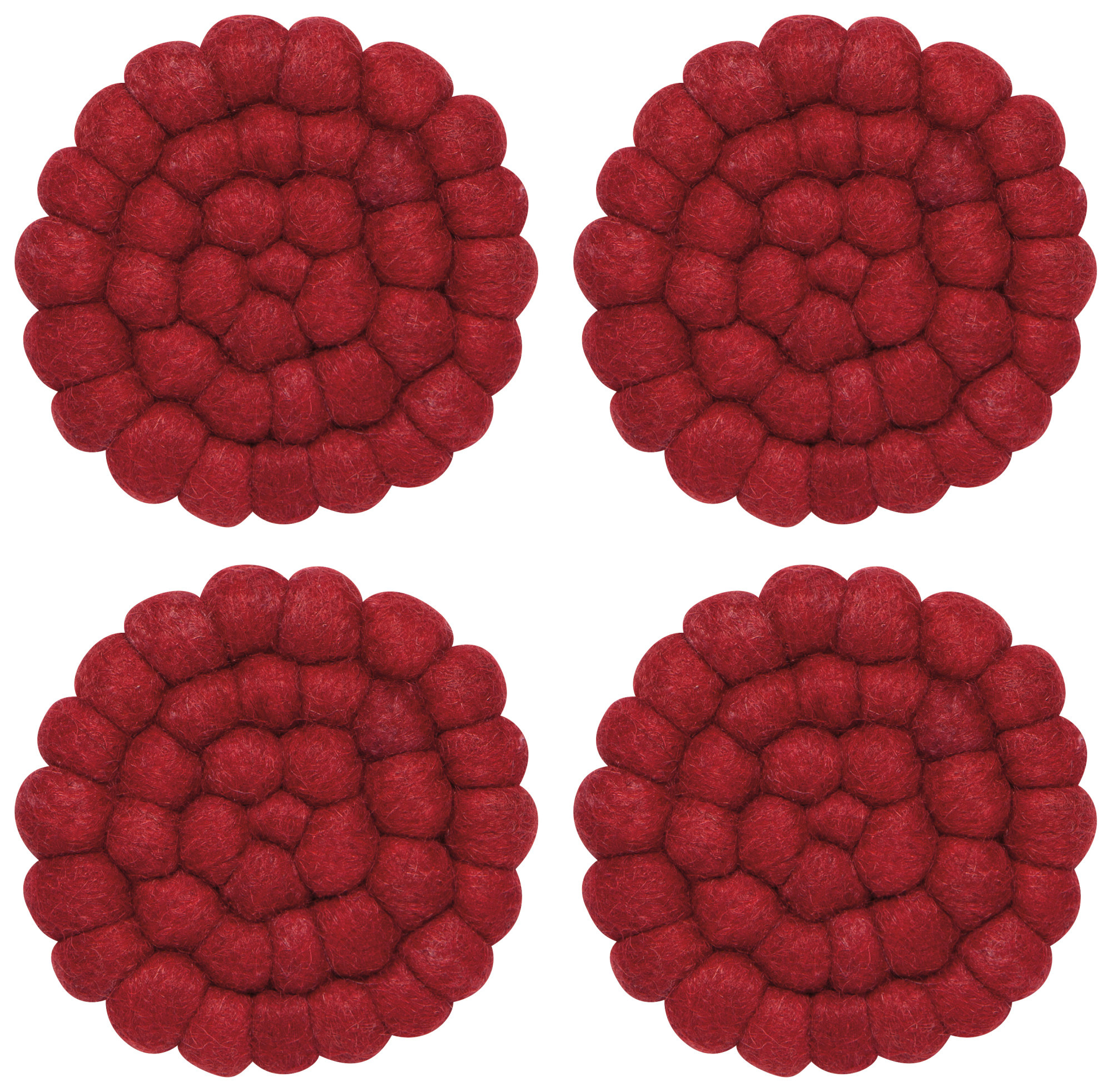 Danica Heirloom - Chili Dot Coasters Set - Castles & Cottages | Ciao ...