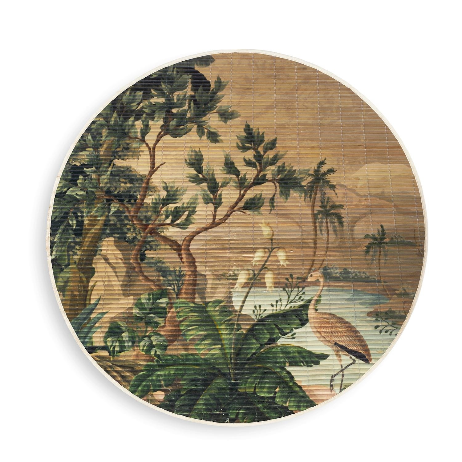 Giftcraft - Tropical Paradise Bamboo Print Rug - Castles & Cottages ...