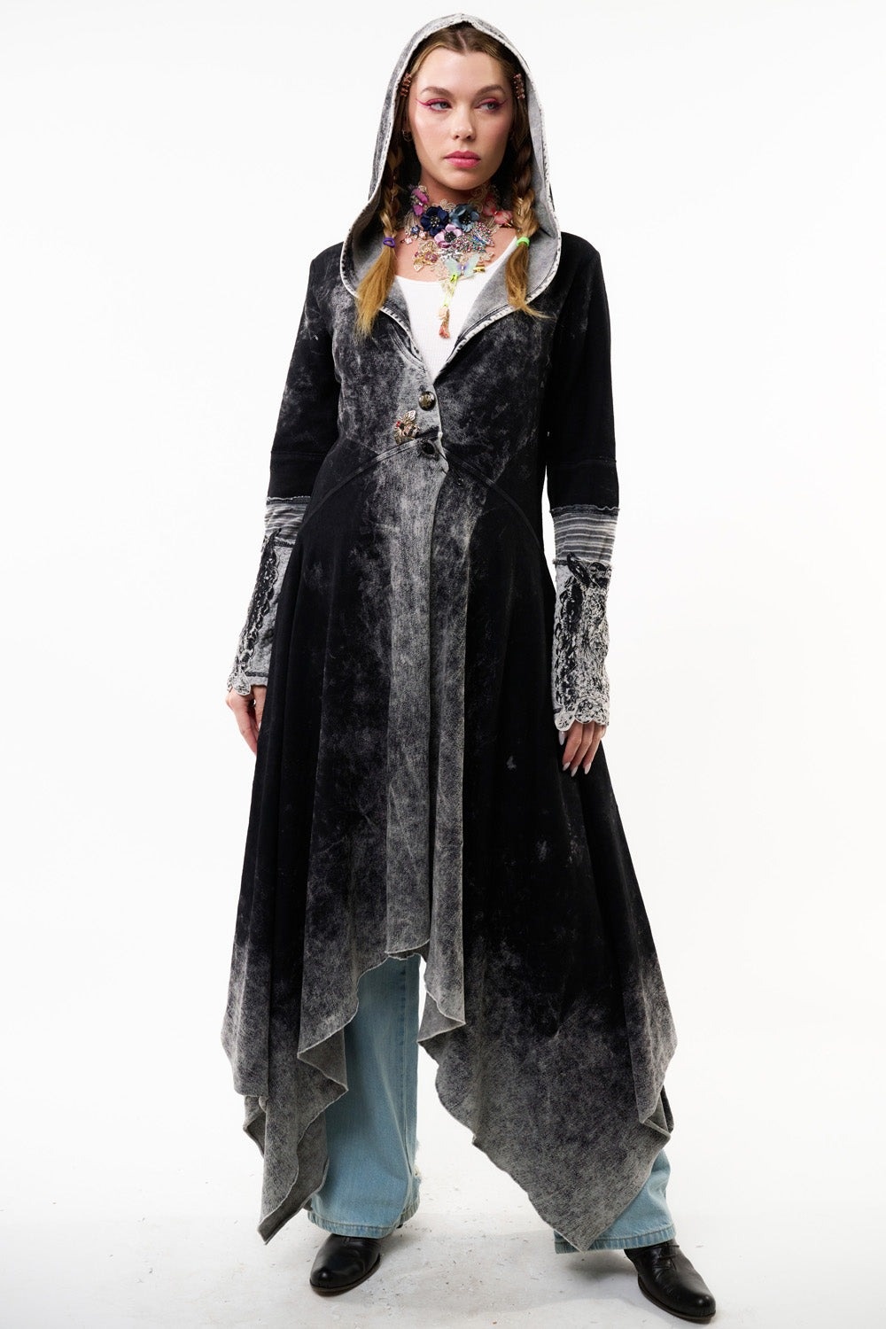 Aratta Clothing - Forest Goddess French Terry Coat - Castles & Cottages ...