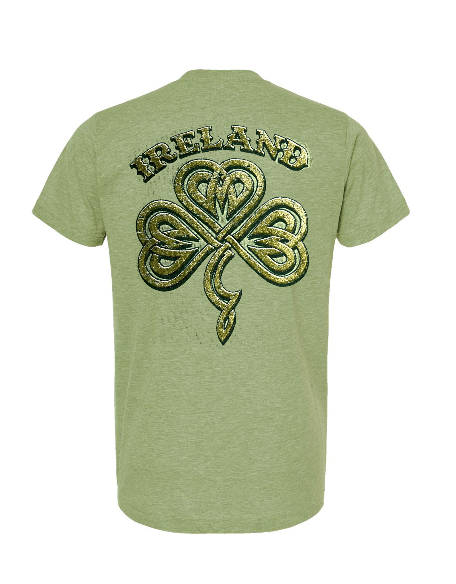 PUFF SHAMROCK TEE SHIRT - Irish Crossroads